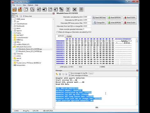 IprogPro Mitsubishi Denso ECU SH7058 SH7059 - YouTube