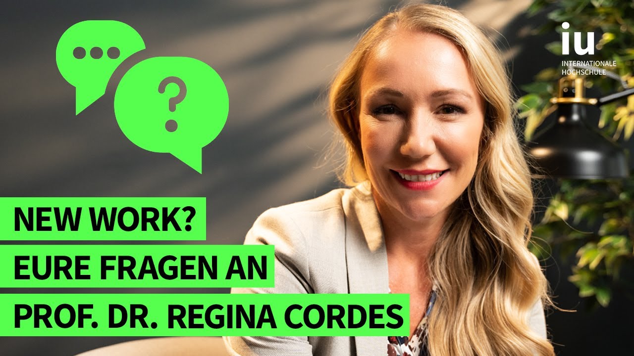 New Work Studium | Q&A mit Prof. Dr. Regina Cordes - YouTube