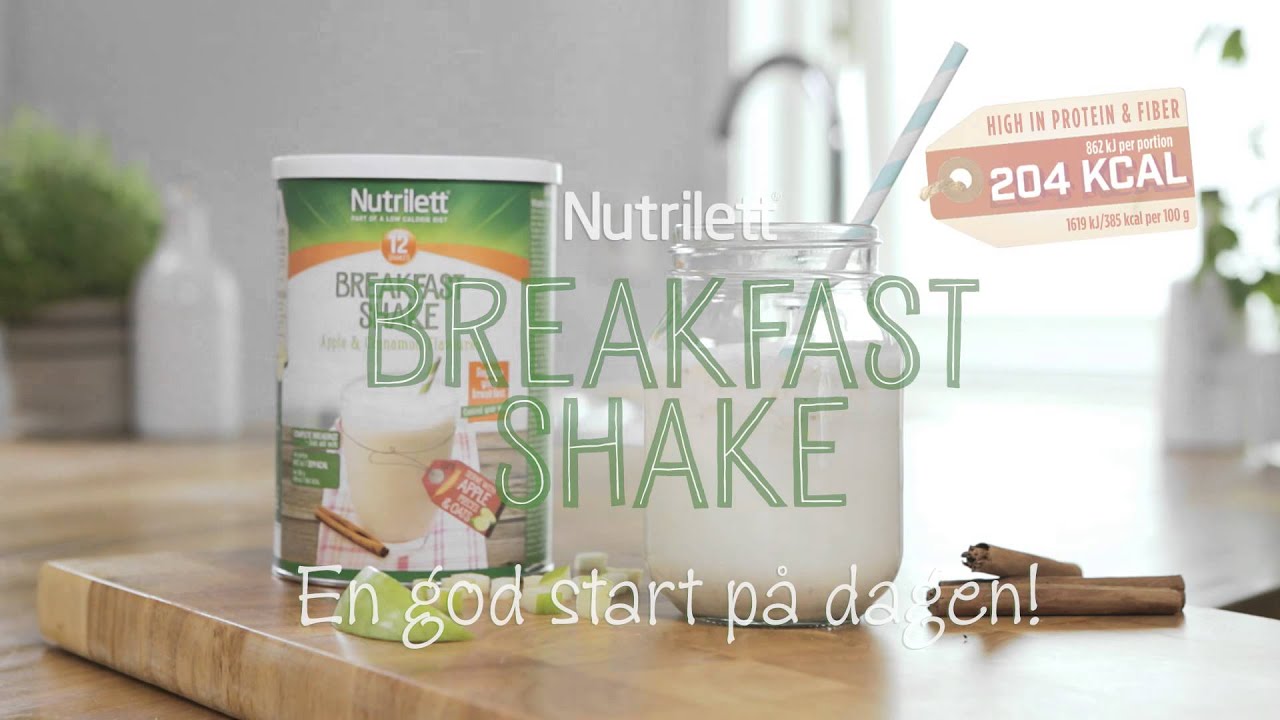 Nutrilett Breakfast shake - YouTube