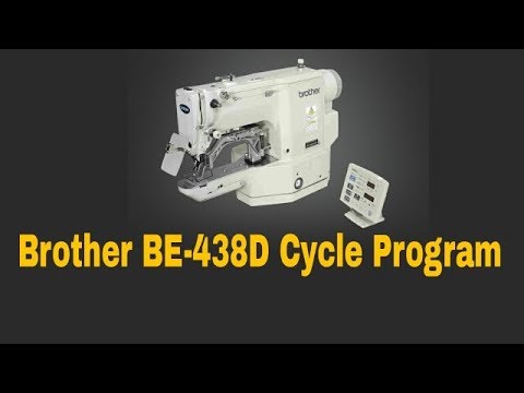 Brother BE 438D Cycle Program - YouTube