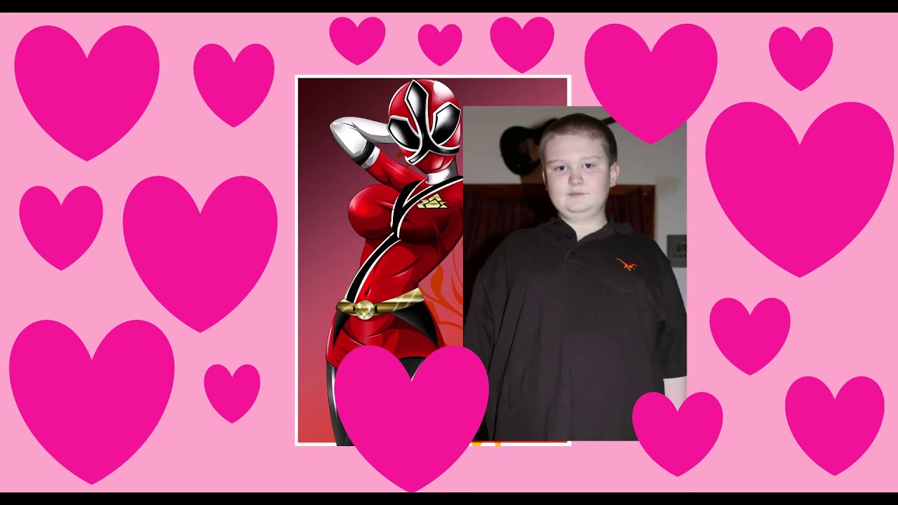 I hugged Lauren the Red Samurai Ranger - YouTube