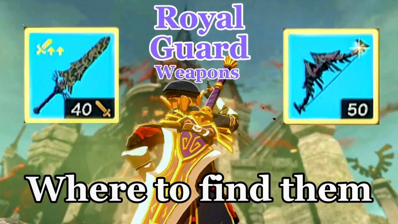 Royal Guard Weapons Tears Of The Kingdom - YouTube