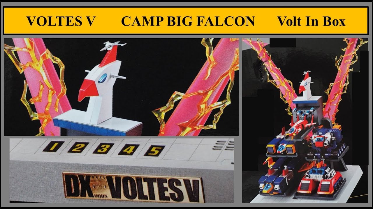 CAMP BIG FALCON VOLTES V DX SOUL OF CHOGOKIN Volt In Box Unboxing ...