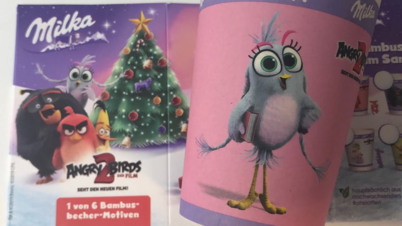 Milka Angry Birds Bambusbecher - YouTube