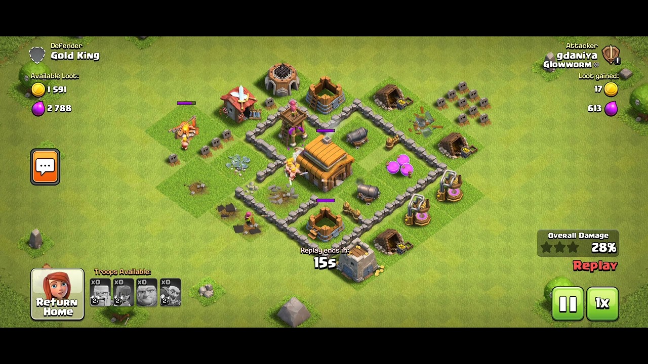 Defence Won the game COC Village - YouTube