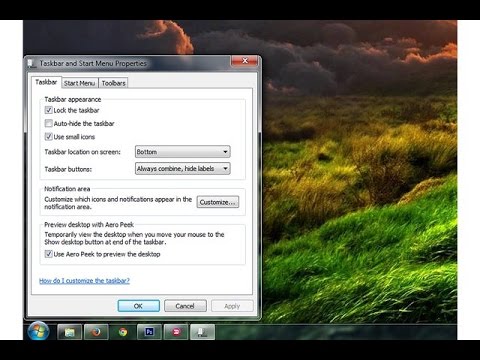 How to reset the Windows Taskbar to its Default Settings in Windows 7 ...