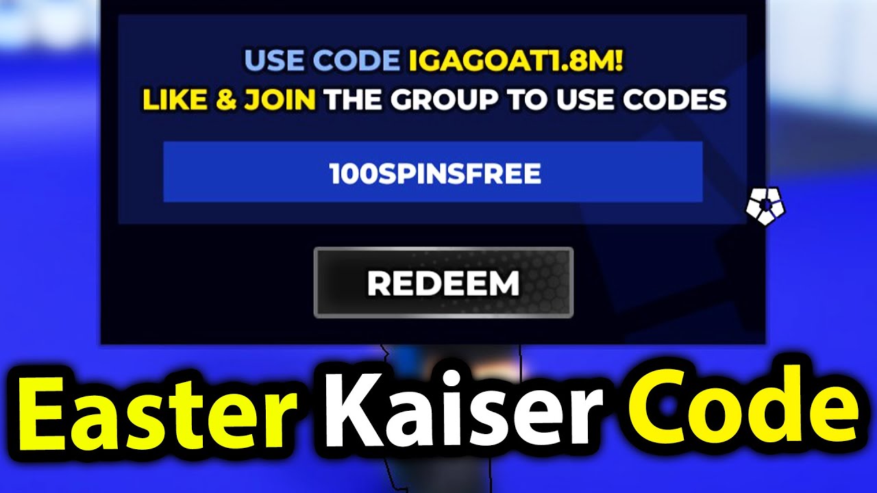 3 EASTER Kaiser Codes in Blue Block Rivals :D Roblox Blue lock Rivals ...
