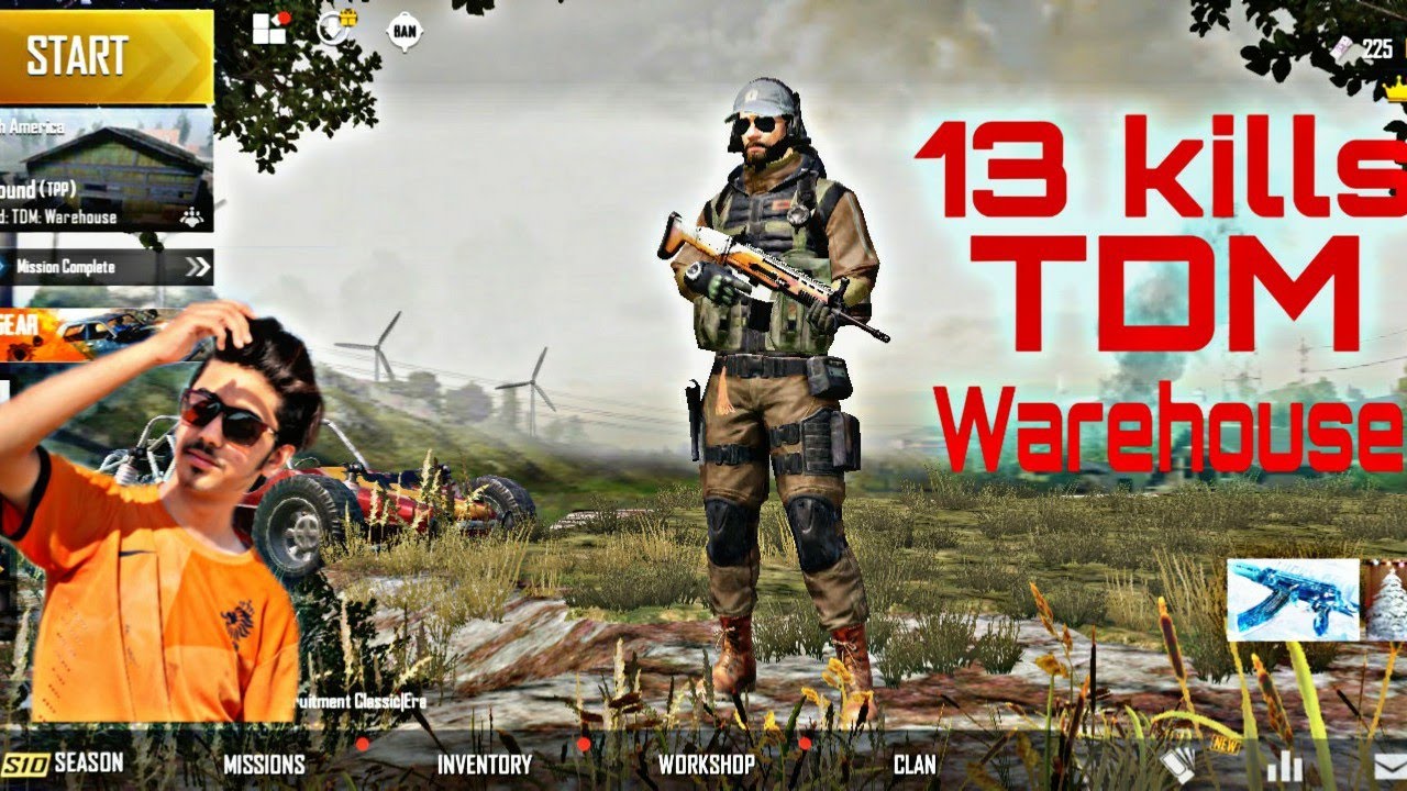 PUBG warehouse new version 13 kills - YouTube