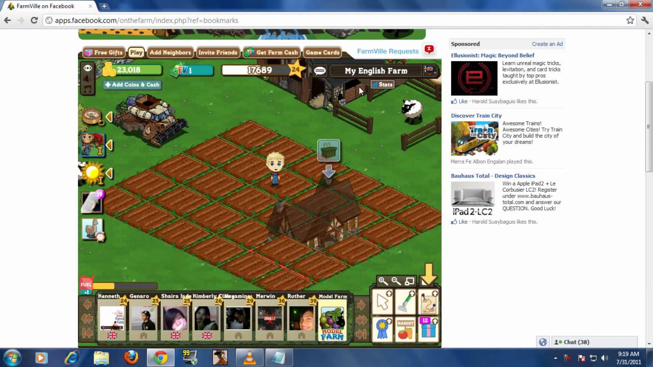 How to go back to your old farm in Farmville - YouTube