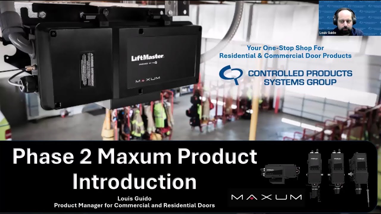 New LiftMaster Maxum Commercial Door Operator Models. March 2025 - YouTube