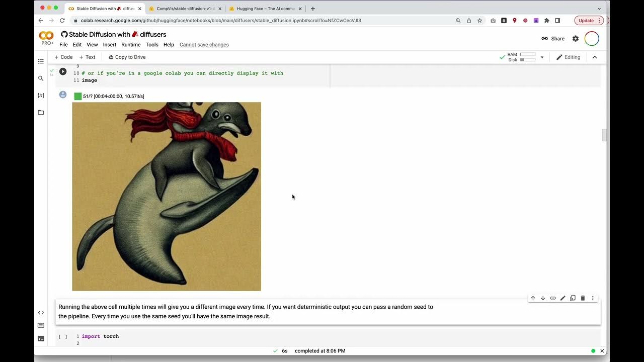 Stable Diffusion Colab Notebook tutorial - YouTube