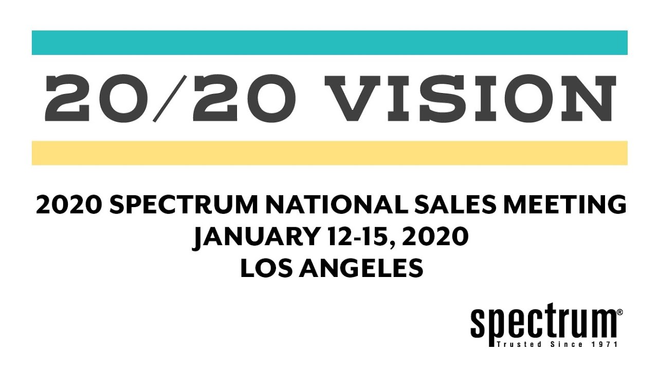 2020 Spectrum National Sales Meeting Wrapup - YouTube