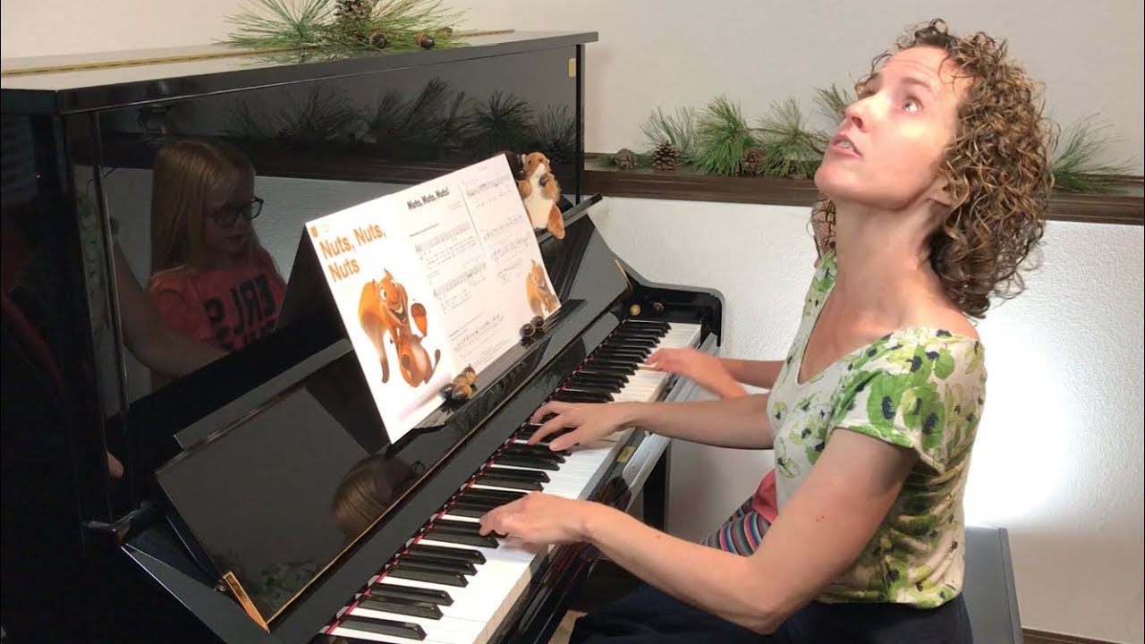 Nuts Nuts Nuts - Rote and Reading Beginning Piano Solo - YouTube