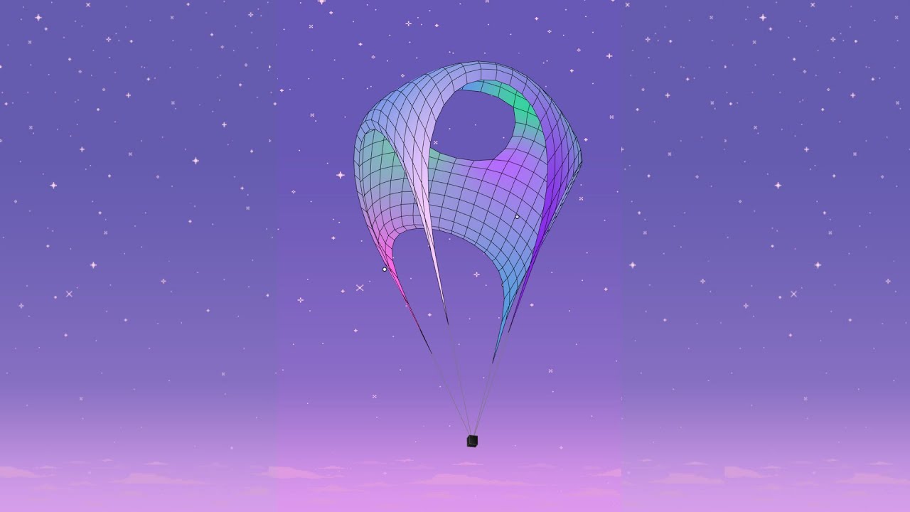 Design 2D Design Project I - Animation of parachute drop sequence - YouTube