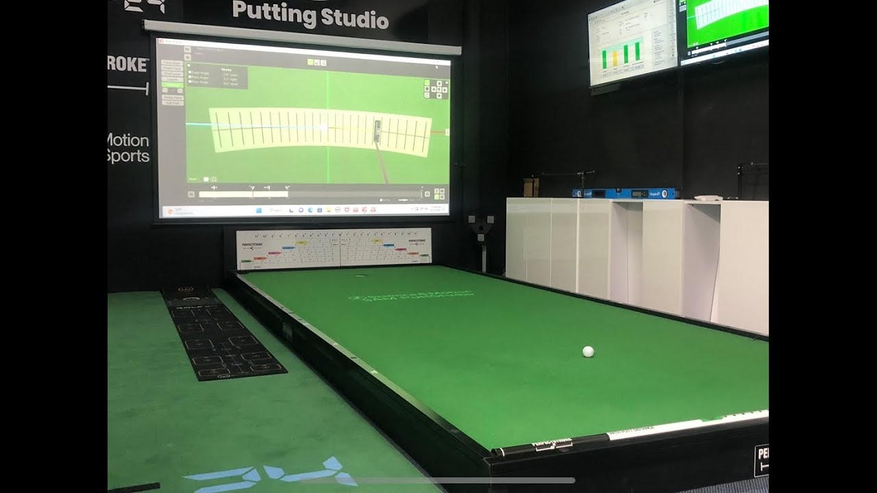PERFECTSTROKE GOLF24 PUTTING STUDIO - SAM SPORTS - YouTube
