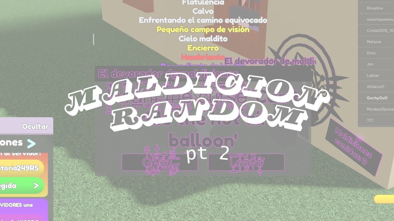 MALDICION RANDOM (pt 2) - YouTube