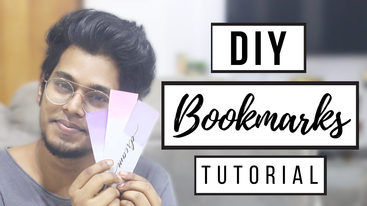 Easy DIY BOOKMARK tutorial for beginners | Niru's Calligraphy - YouTube