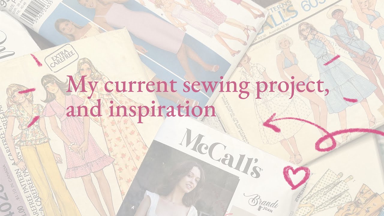 What I am sewing right now + inspo for next projects - YouTube