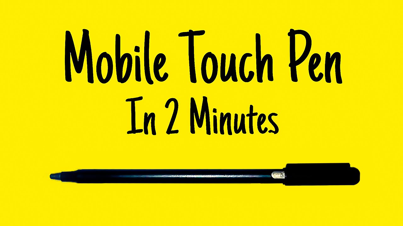 How To Make Your Own Stylus pen / Touch pen | JF Arts & Crafts - YouTube