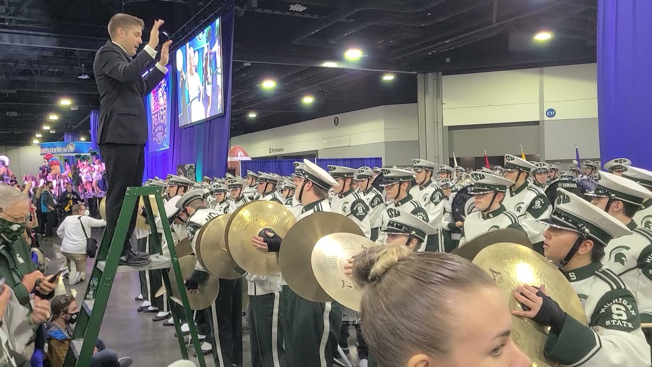 Spartan Marching Band at FanFest - YouTube