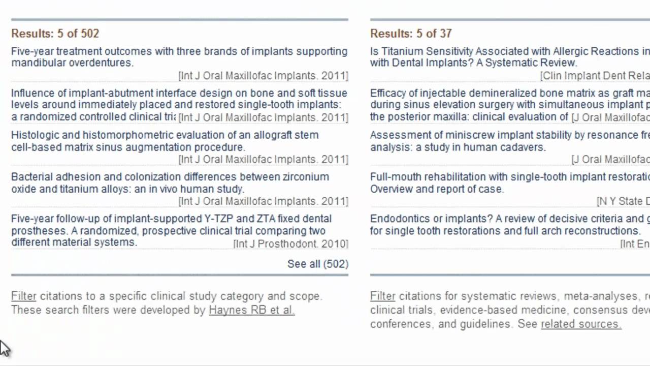 Clinical Queries - PubMed Tutorial - YouTube