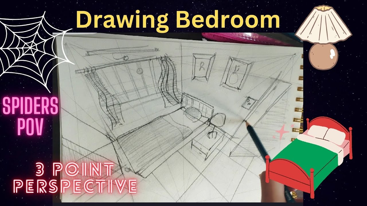 3 Point Perspective Bedroom