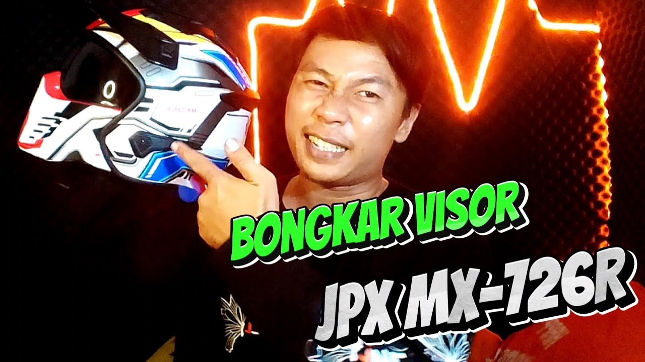 Tutorial ganti Visor Helm JPX MX-726R - YouTube