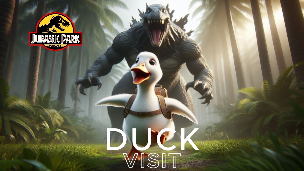 Duck Visit Jurassic Park With Terrible experience🥶🥶 | Visual Duck 2025 ...