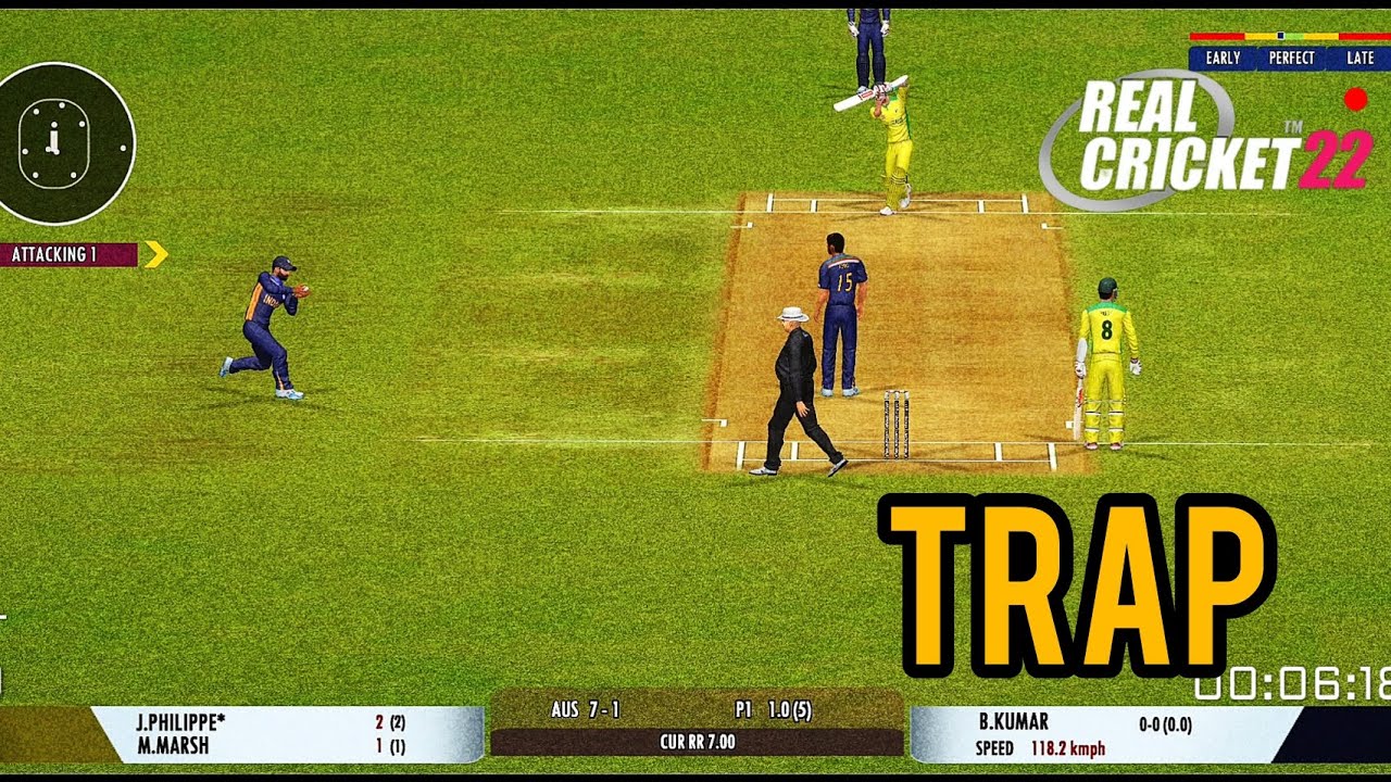 Trap fielding setup India vs Australia #realcricket22 #cricket22 #rc22 ...