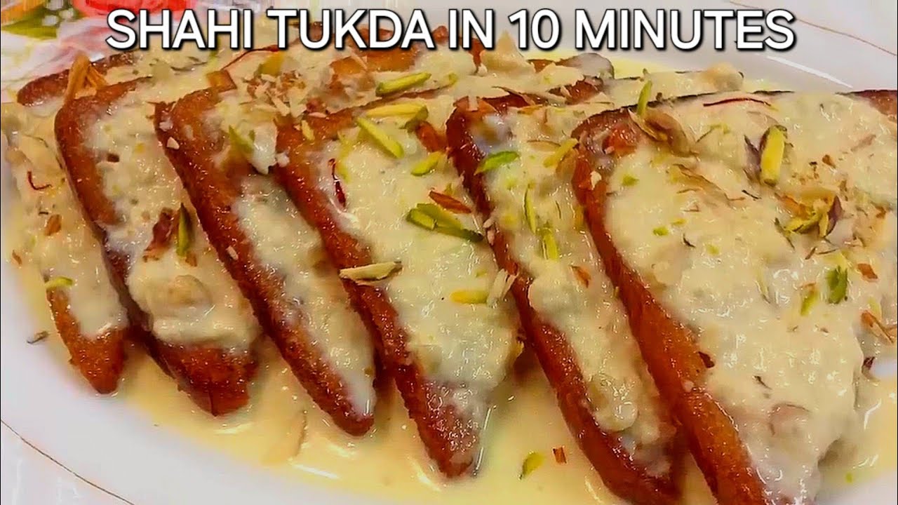 Instant Shahi Tukda Recipe in 10 Minutes | Quick and Easy Bread Milk ...