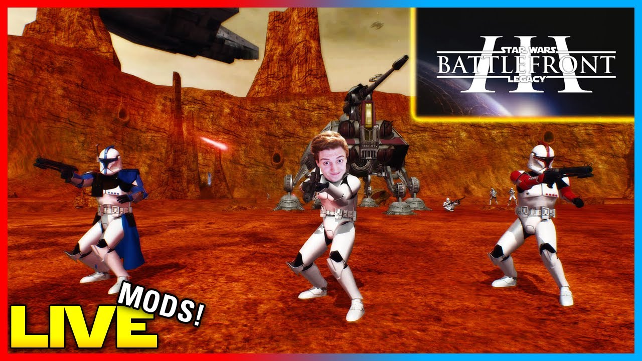 Découverte de BATTLEFRONT 3 Legacy! | 🔴LIVE - YouTube