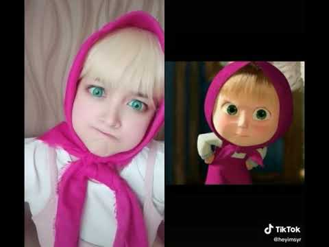 Masha tik tok cosplay