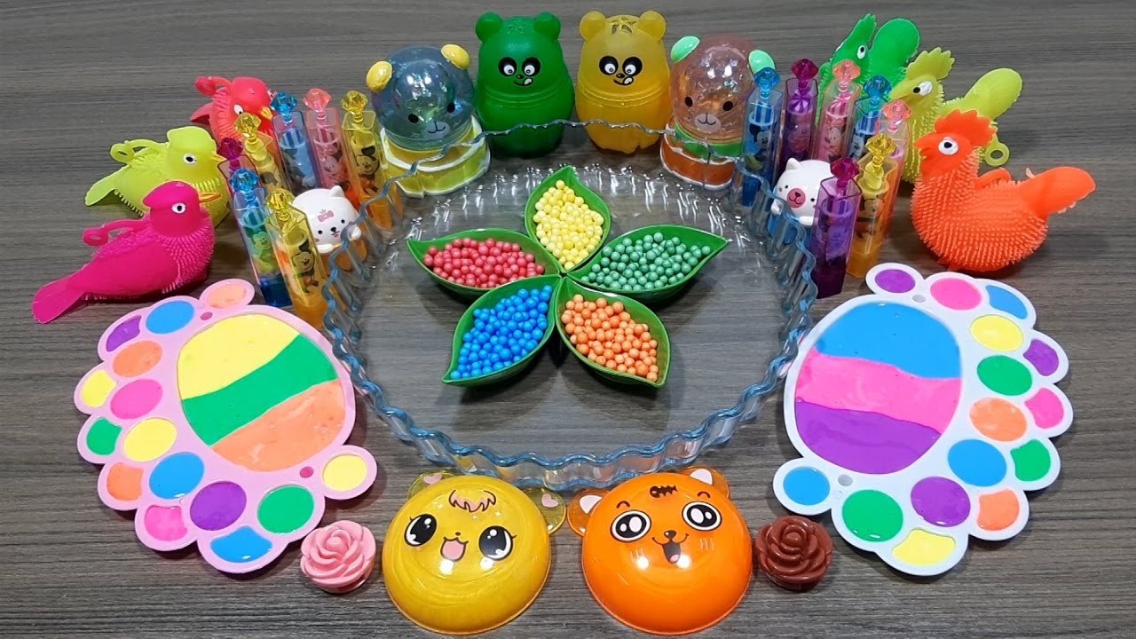 MIXING MAKEUP AND FLOAM INTO HOMEMADE SLIME! MOST SATISFYING SLIME ...