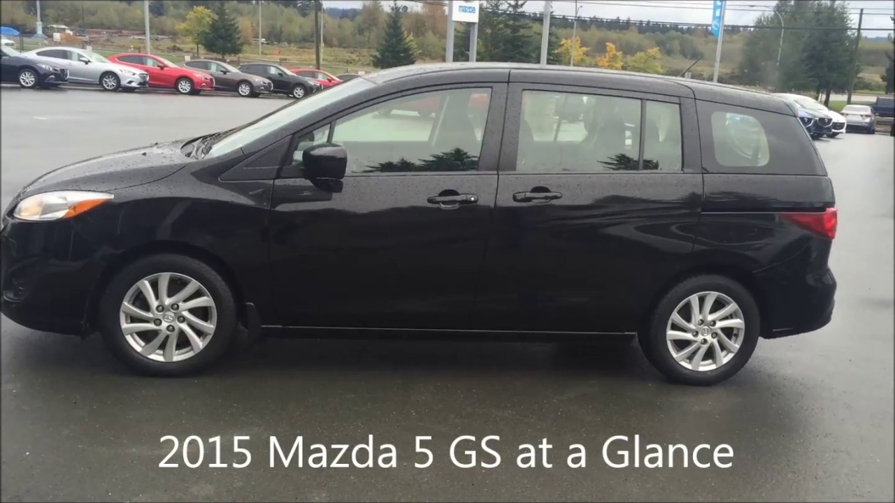 2015 Mazda 5 GS Walk Around - YouTube