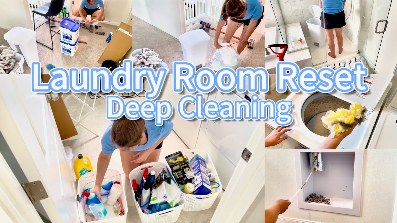 Extreme Deep Cleaning | Laundry Room Reset - YouTube