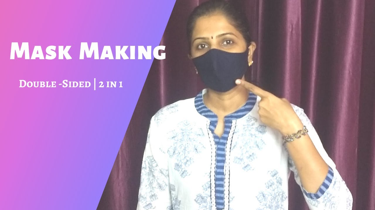 Double Sided Mask | 2 in 1 Mask - YouTube