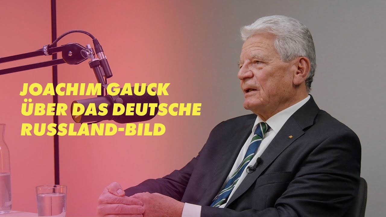 Joachim Gauck über das deutsche Russland-Bild | #4 CL+ Joachim Gauck ...