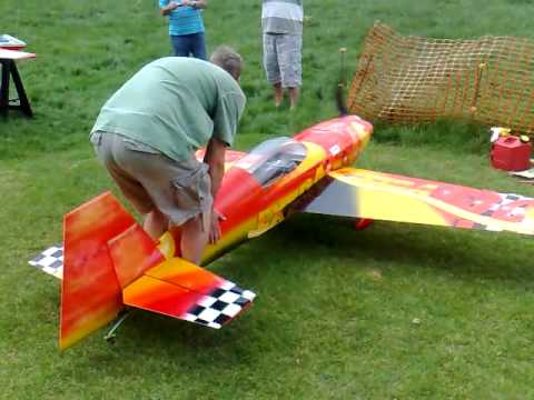 3m Composite ARF R/C Extra - YouTube