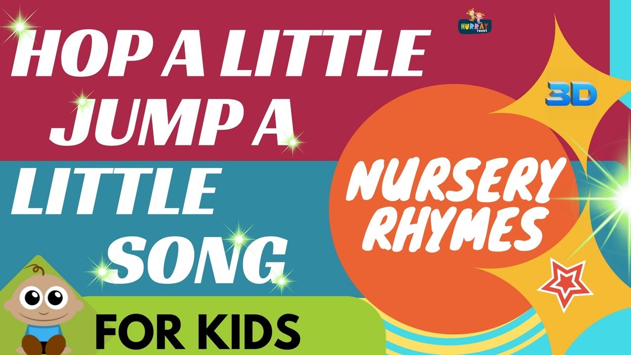 Hop a little jump a little Rhyme for kids | Hurray Toons - YouTube