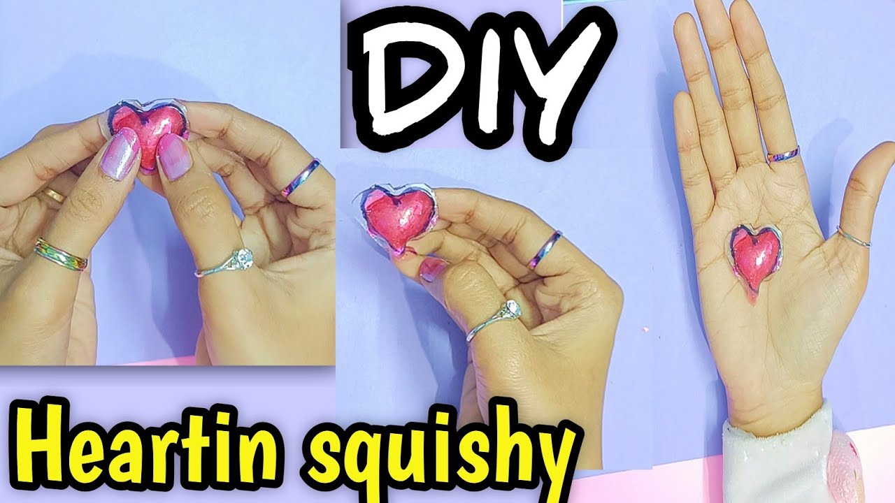 DIY Nano tape heartin squishy/how to make Nano tape squishy at home ...