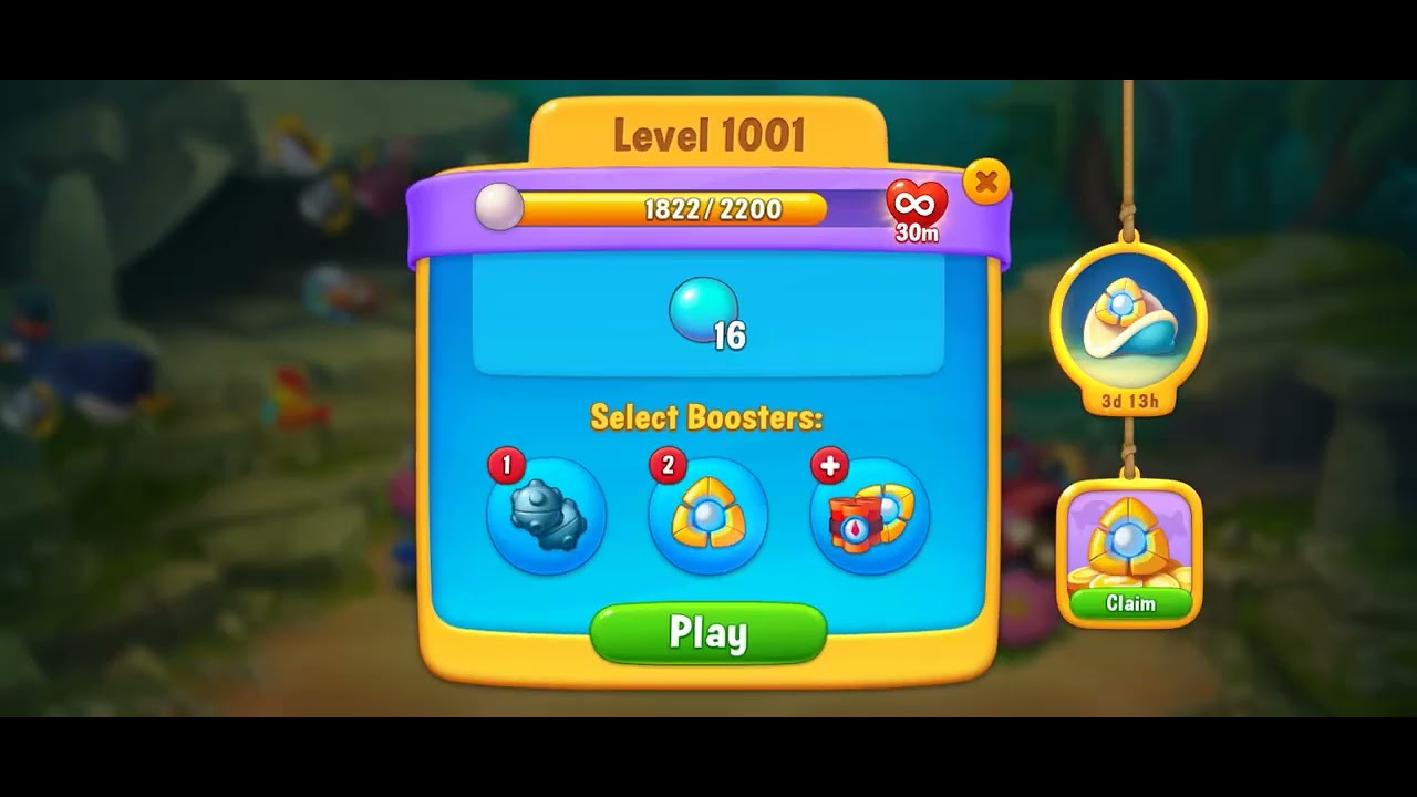 Fishdom level 1000 and 1001 - YouTube