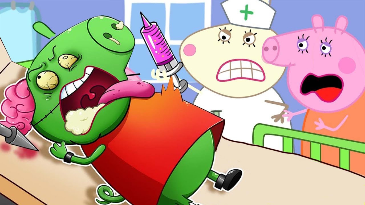 DOCTOR HELP MY SON : PEPPA PIG TURNS INTO A ZOMBIE - Peppa pig SAD ...