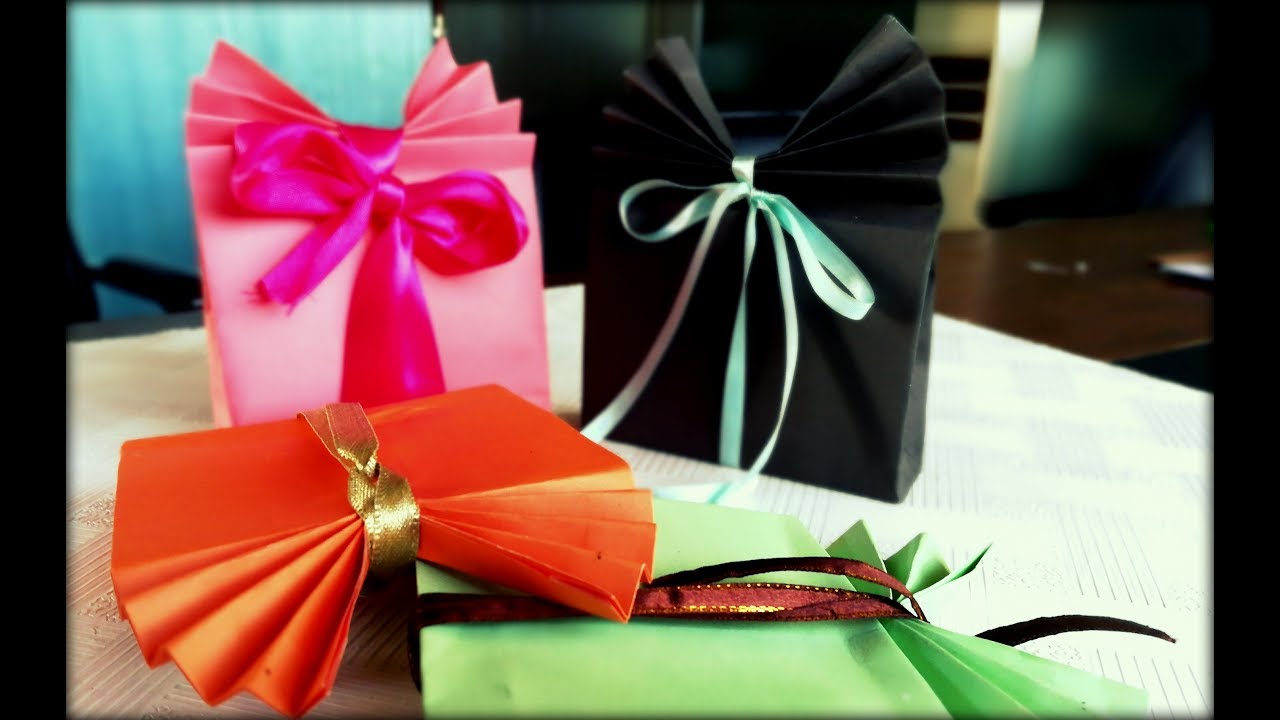 DIY crafts: Paper GIFT BAG Easy | Origami Gift Bag Tutorial - YouTube