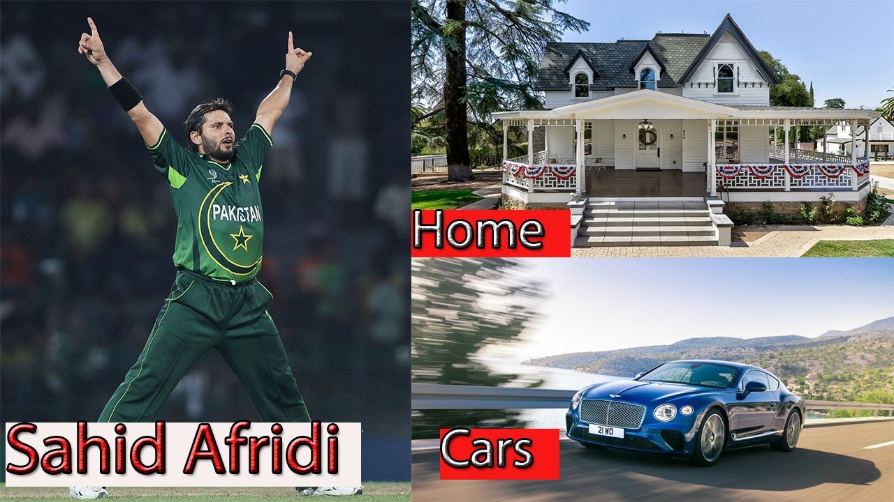 Sahid Afridi Lifestyle 2020,Biography,Income,House,Net Worth,Wife ...