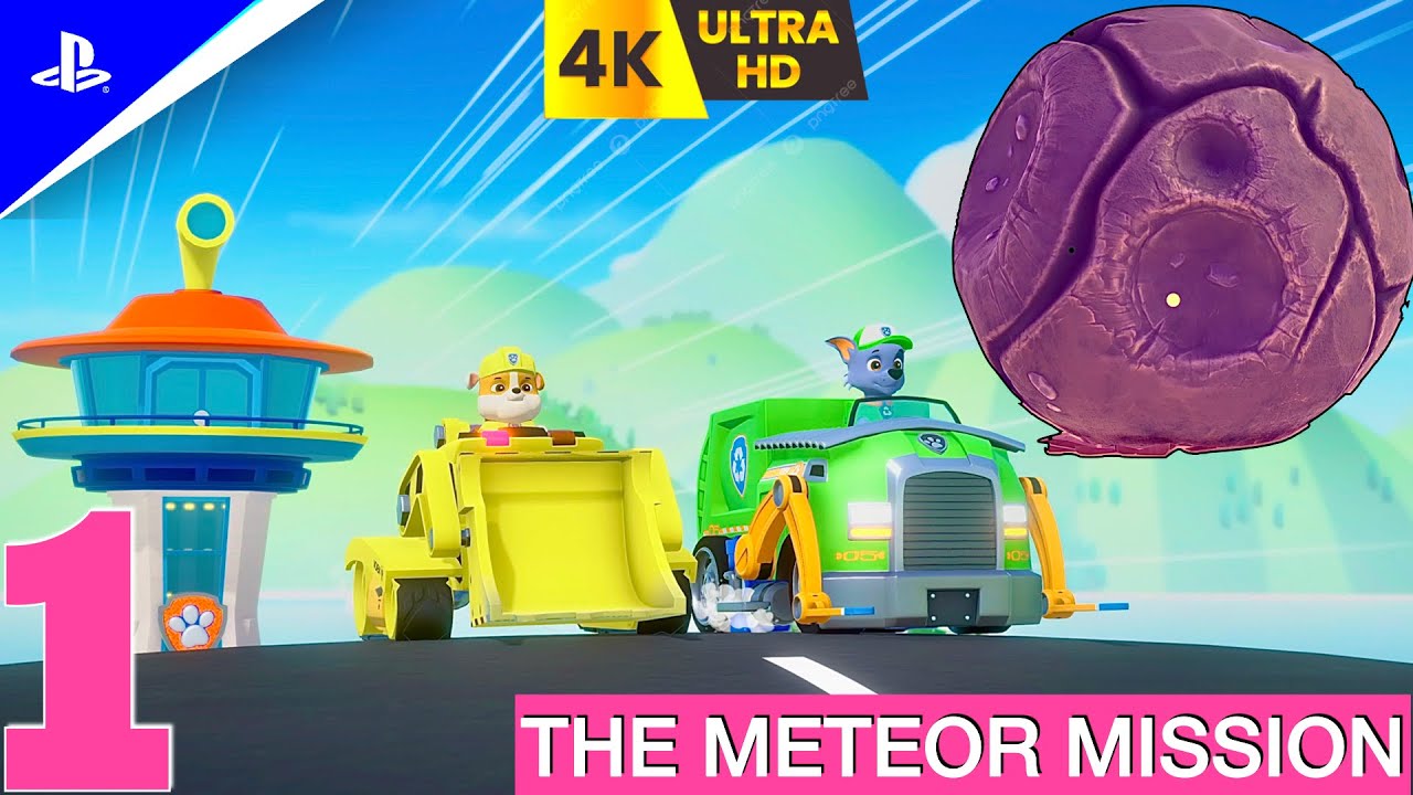Paw Patrol Mighty Pups Save Adventure Bay THE METEOR GAMEPLAY PART 1 # ...