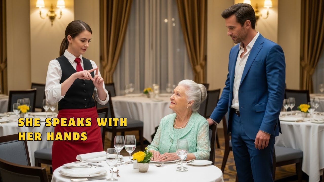 Shy Waitress Greets the Billionaire’s Deaf Mother in Sign Language ...