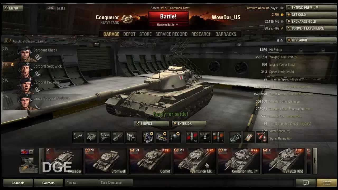 World of Tanks: Patch 8 1 Episode 13: Tier 7 Comet - YouTube