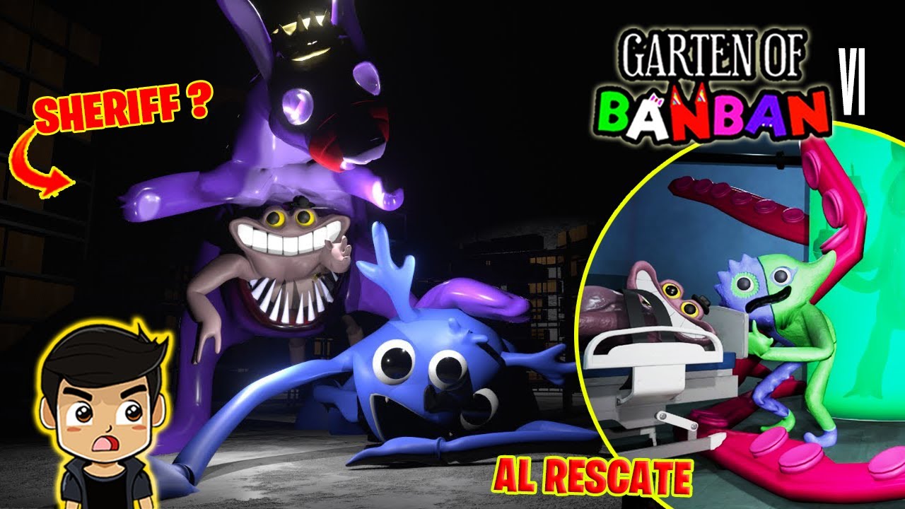 EL FINAL de SHERIFF TOADSTER y Mr.KICKSTER !! en GARTEN OF BANBAN 5 ...