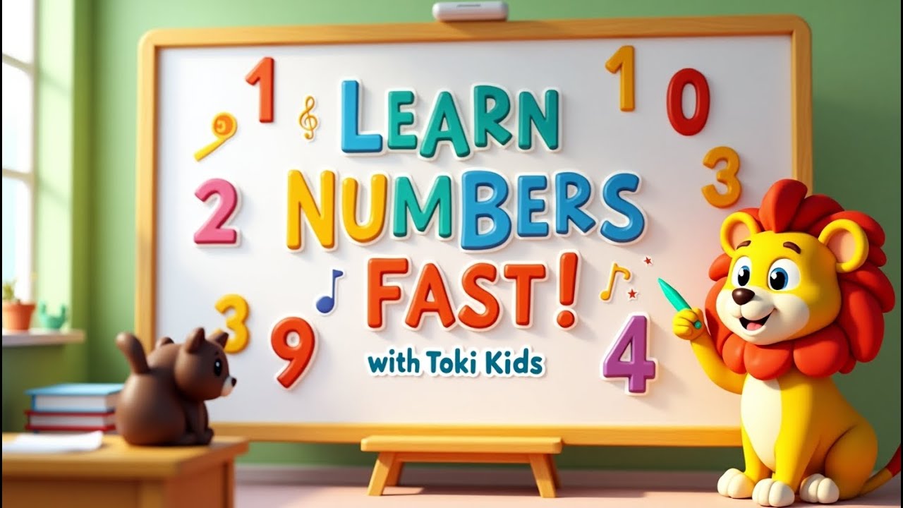 🔢 Let’s Learn Numbers 1-10! Fun Counting Song for Kids 🧸🎶 - YouTube