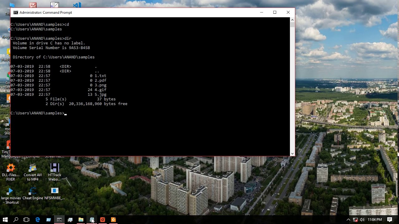 LEC 10 MS DOS COMMAND LINE - YouTube